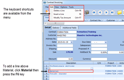 Insert Or Delete A Row In The Breakdown Grid